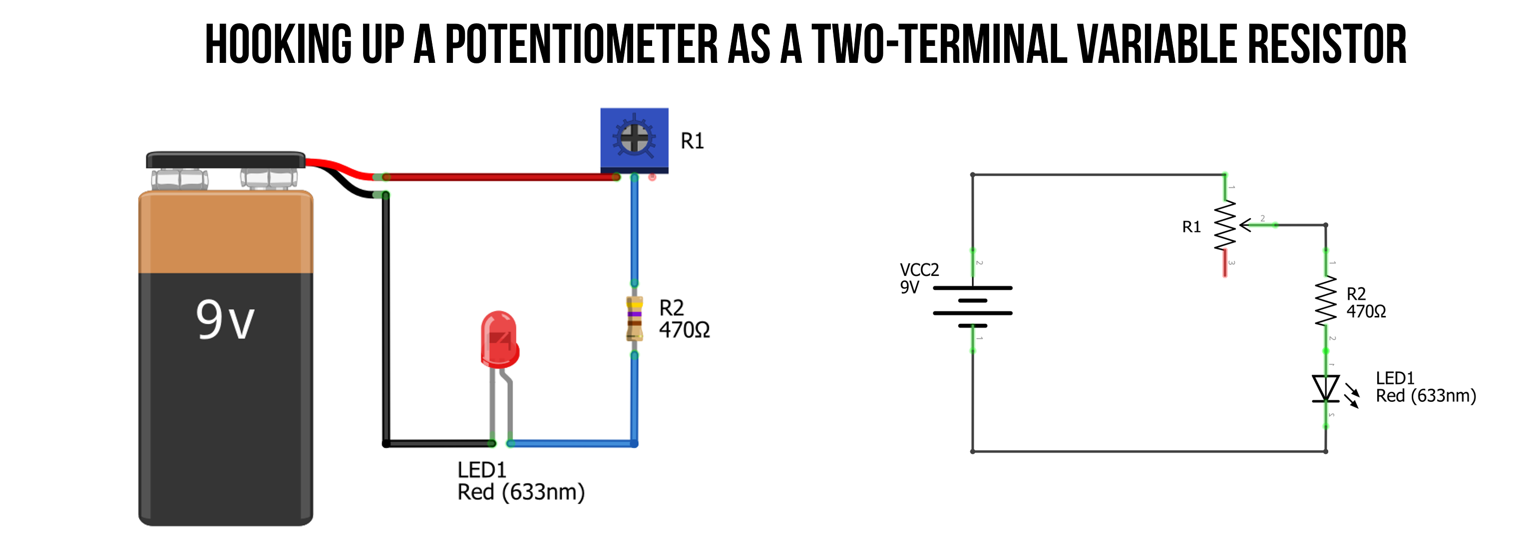 Potentiometer Circuit Example